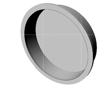 Baughman Tile Snap End Cap, Single Wall, 4" - 5110004 | Kuhlman Direct ...