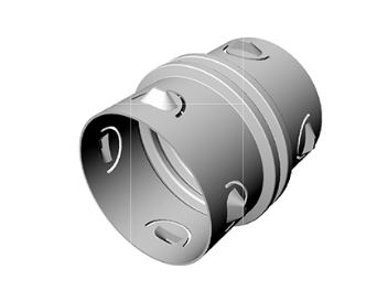 Baughman Tile 6" Internal Coupler for Single Wall Pipe - 5111506 ...