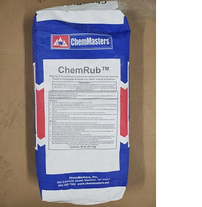 Chemmasters ChemRub, Cement Based Rubbing and Resurfacing Compound, 50 ...