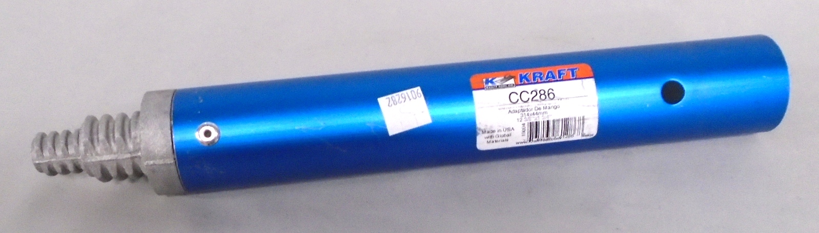 Kraft Tool Button-to-Male Thread Bull Float Adapter, 1-3/4" Diameter ...