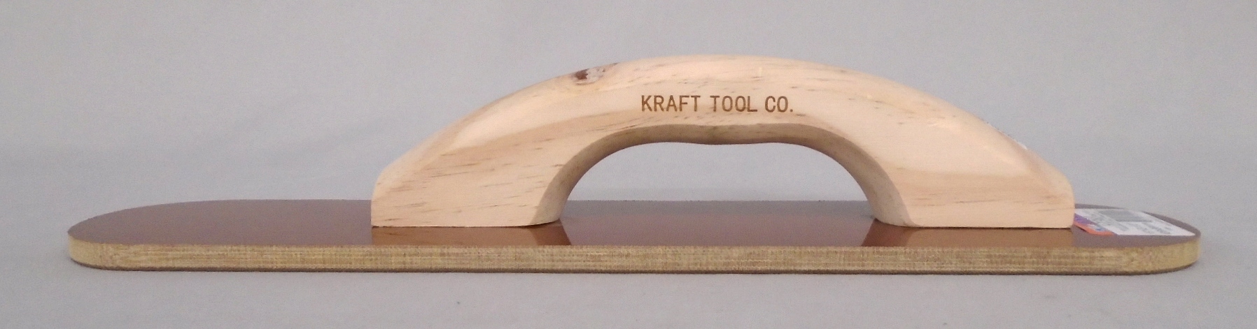 Kraft Tool Laminated Canvas-Resin Hand Float, with Round Ends and Wood ...