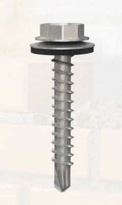 Wire-Bond Climseal Screw with EPDM Washer, #10 x 1-1/2" - 9501000 ...