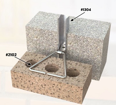 Wire-Bond Dovetail Triangular Tie, Hot Dipped Galvanized, Sold ...
