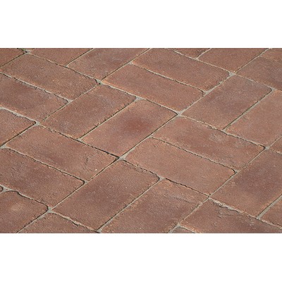 Belden Belcrest 700 Sandmold Paver in Red Color, 2-1/4" H x 3-5/8" W x ...