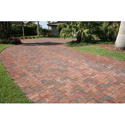 Belden Belcrest 760 Sandmold Paver Red and Grey Color, 2-1/4" H x 3-5/8 ...