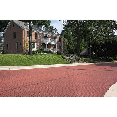 Belden Regimental Red Paver with Chamfered Edges and Lugs, 2-1/4" H x 4 ...