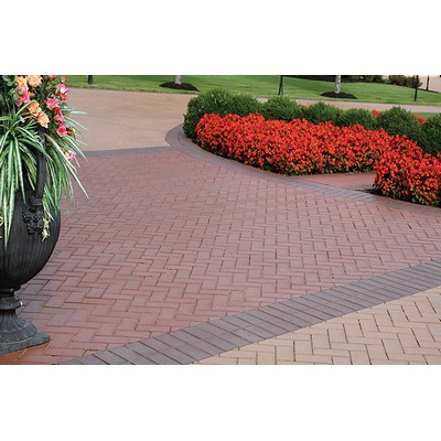Belden Regimental Red Paver with Chamfered Edges and Lugs, 2-1/4" H x 4 ...