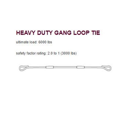 Dayton Superior A48 Heavy-Duty Gang-Form Loop Tie, 12-inch, Box of 100 ...