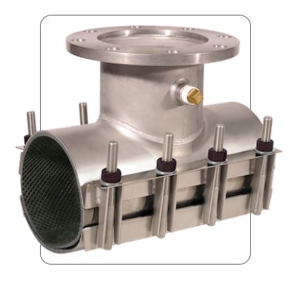 Ford Meter Box Stainless Steel FAST MJ Outlet Tapping Sleeve, 9.05" x 9 ...