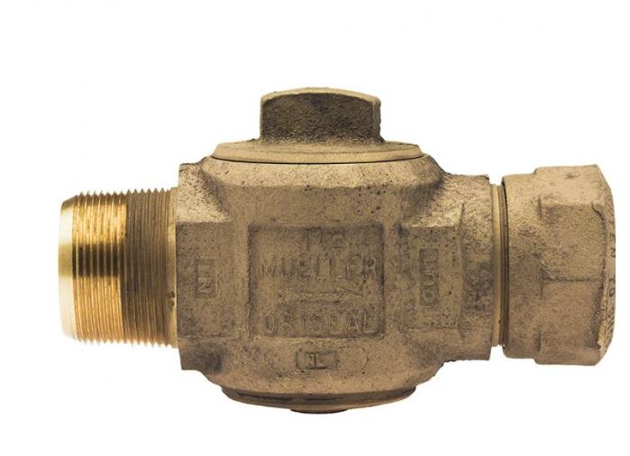 Mueller 1-1/2" H-15013N Compression x CC Corporation Stop - 315013D ...