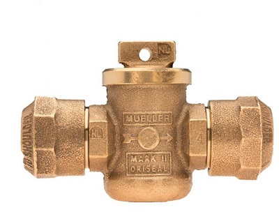 Mueller 1-1/2" H-15209N Compression Curb Valve - 315209D | Kuhlman ...