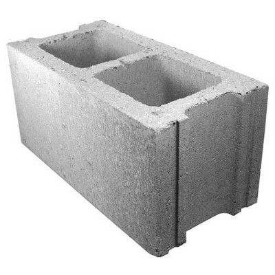 8" X 8" X 16" Hollow Concrete Block Corner, 90 per cube - 8029008 ...