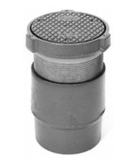 Zurn Floor Cleanout with Adjustable Neo-Loc Hub, 4\" Diameter Zurn 5008697