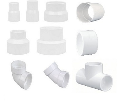 Tolloti Pipe PVC Litewall Reducer, 4\" x 3\" Tolloti Pipe 5282504