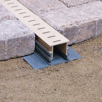 Stegmeier Adjustable-Height Paver Drain, 10-Foot Channel, with One ...