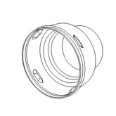 Baughman Tile Corrugated Adapter, Single Wall PVC Pipe to Clay, 4 ...